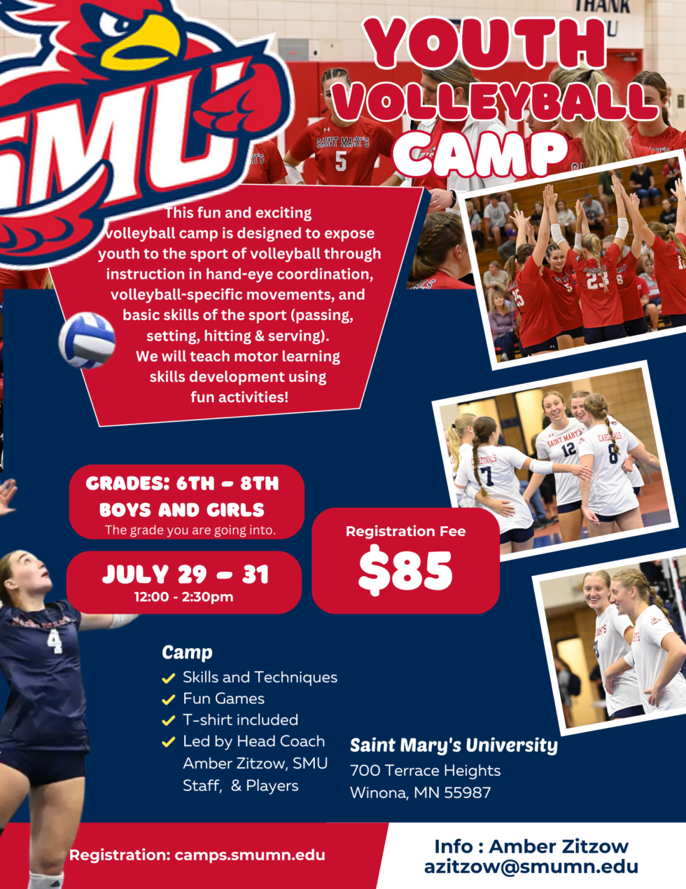 Summer 2025 Youth Volleyball Camp | Camps